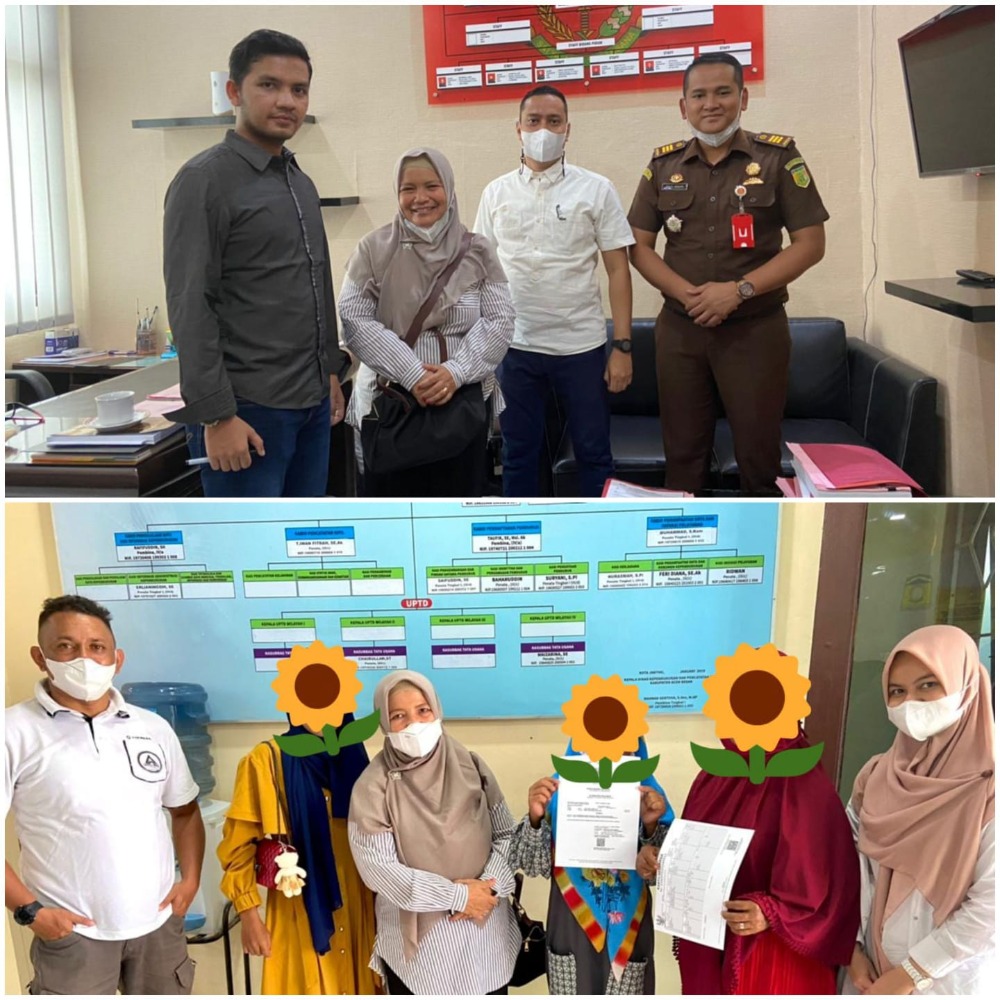 Pendamping melakukan koordinasi dengan Kasi pidum serta jajarannya ...