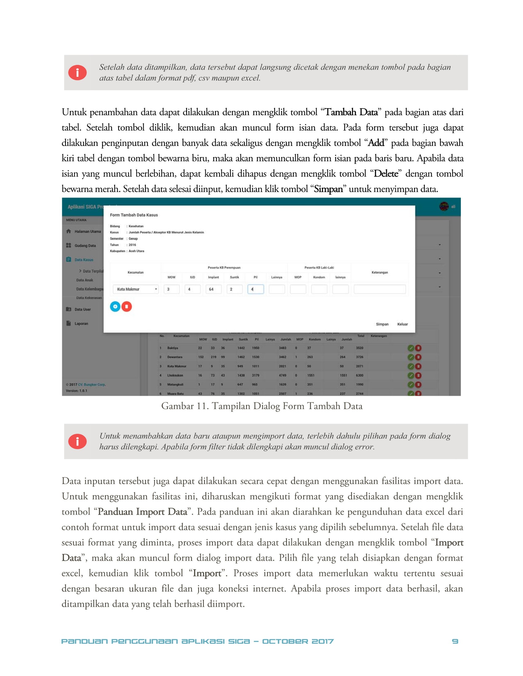 Tata Cara Penggunaan Aplikasi SIGA Aceh