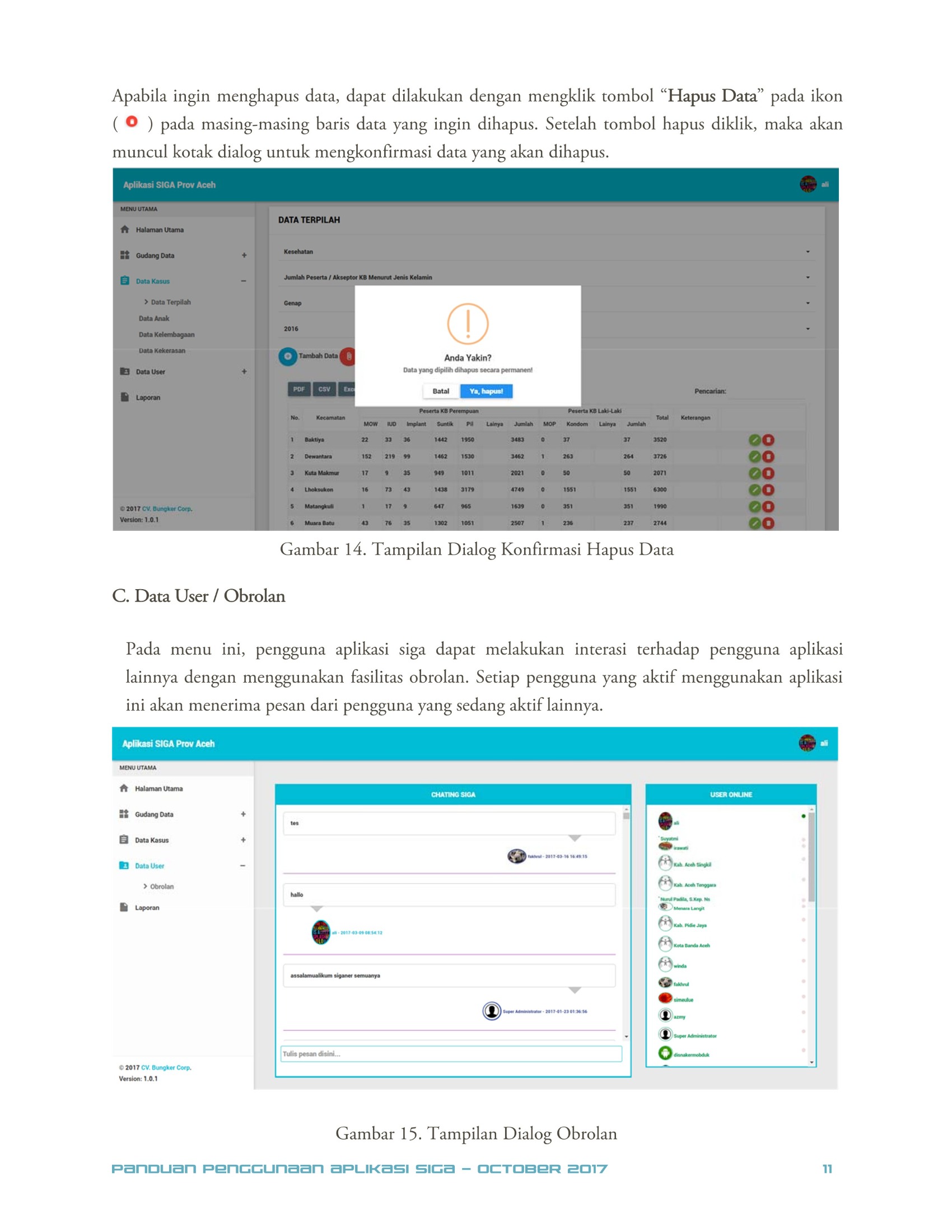 Tata Cara Penggunaan Aplikasi SIGA Aceh
